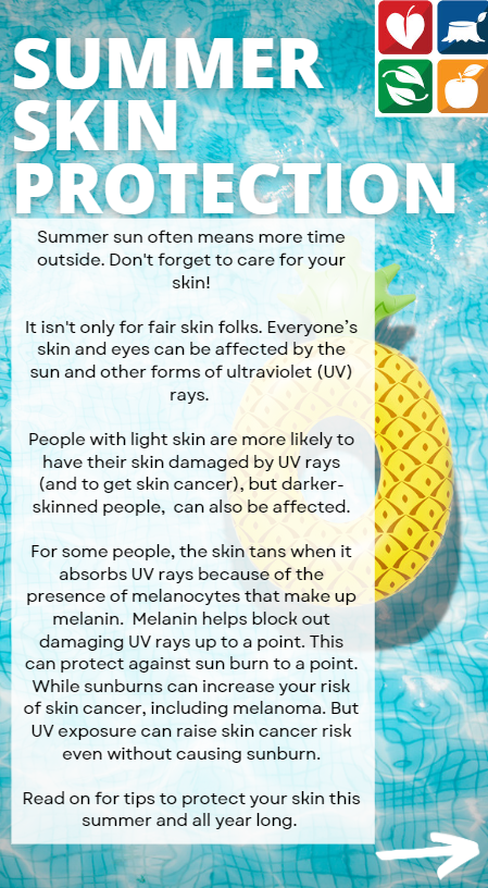 Wellness Wednesday : Protect your skin this summer