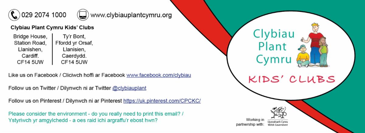 2022 – Blwyddyn bod Gydau’n Gilydd: Mae Clybiau Plant Cymru | 2022 ...