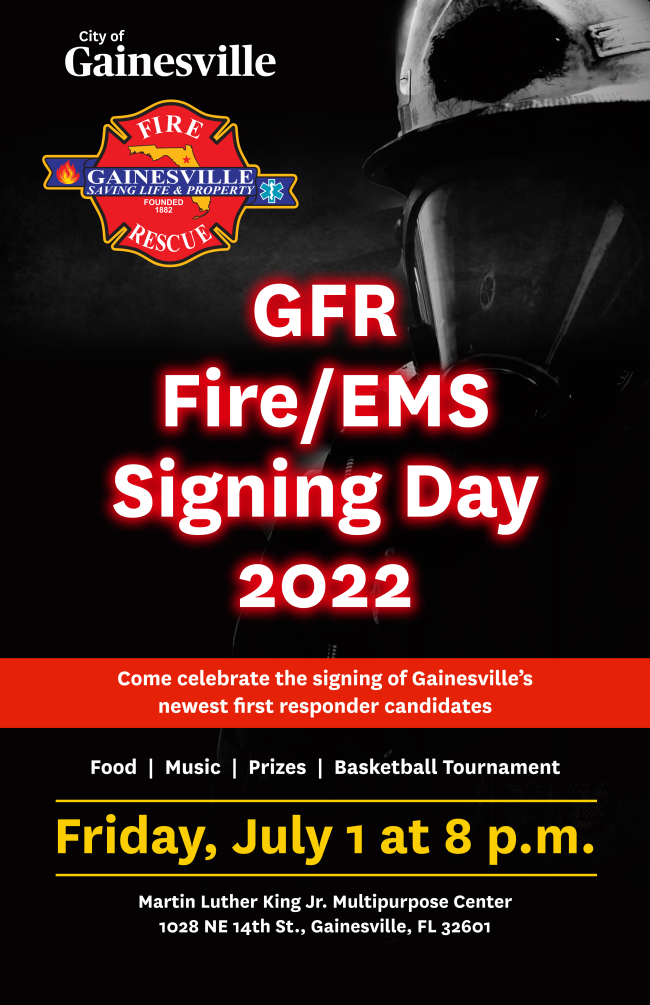 Gainesville Fire Rescue to host inaugural GFR Fire/EMS Signing Day