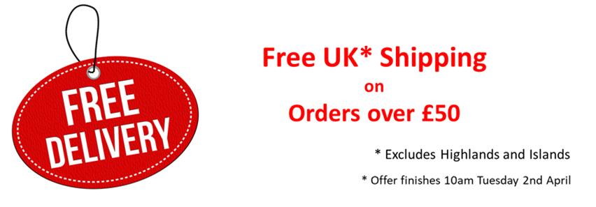 FREE DELIVERY when you spend £50 or more before 10am Tuesday; save on ...