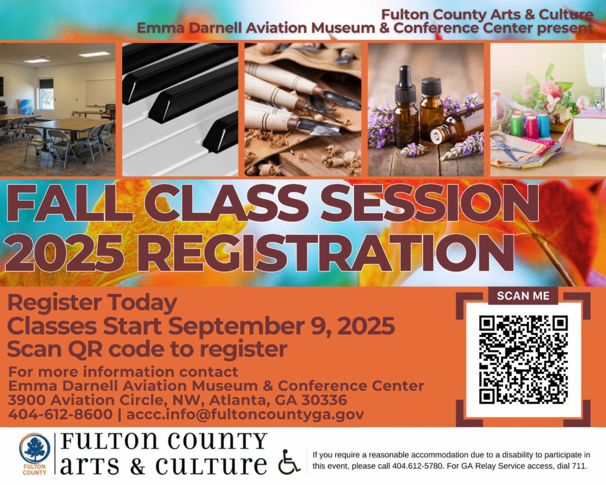 Fulton County Arts & Culture Emma Darnell Aviation Museum & Conference ...