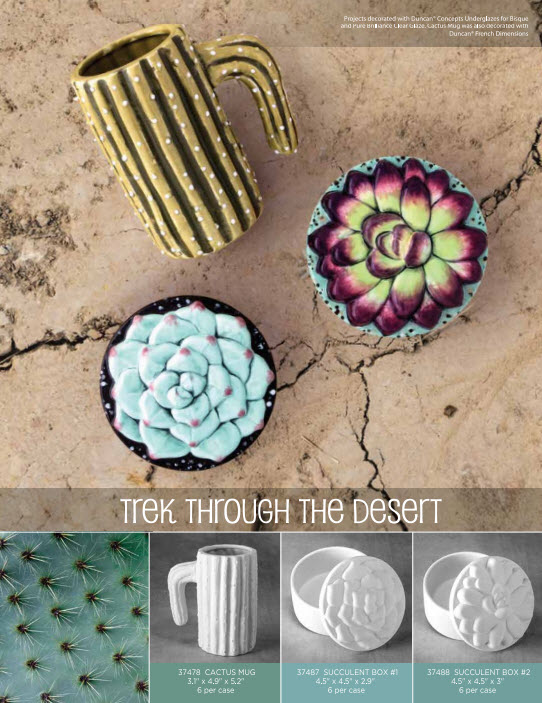 New Duncan Bisque, EZ Stroke, Matte Glazes & Turtles