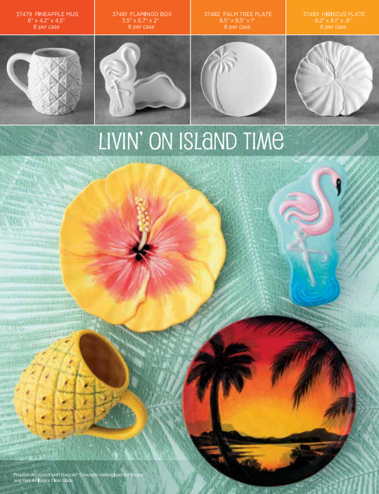 New Duncan Bisque, EZ Stroke, Matte Glazes & Turtles