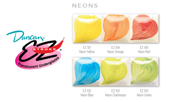 New Duncan Bisque, EZ Stroke, Matte Glazes & Turtles