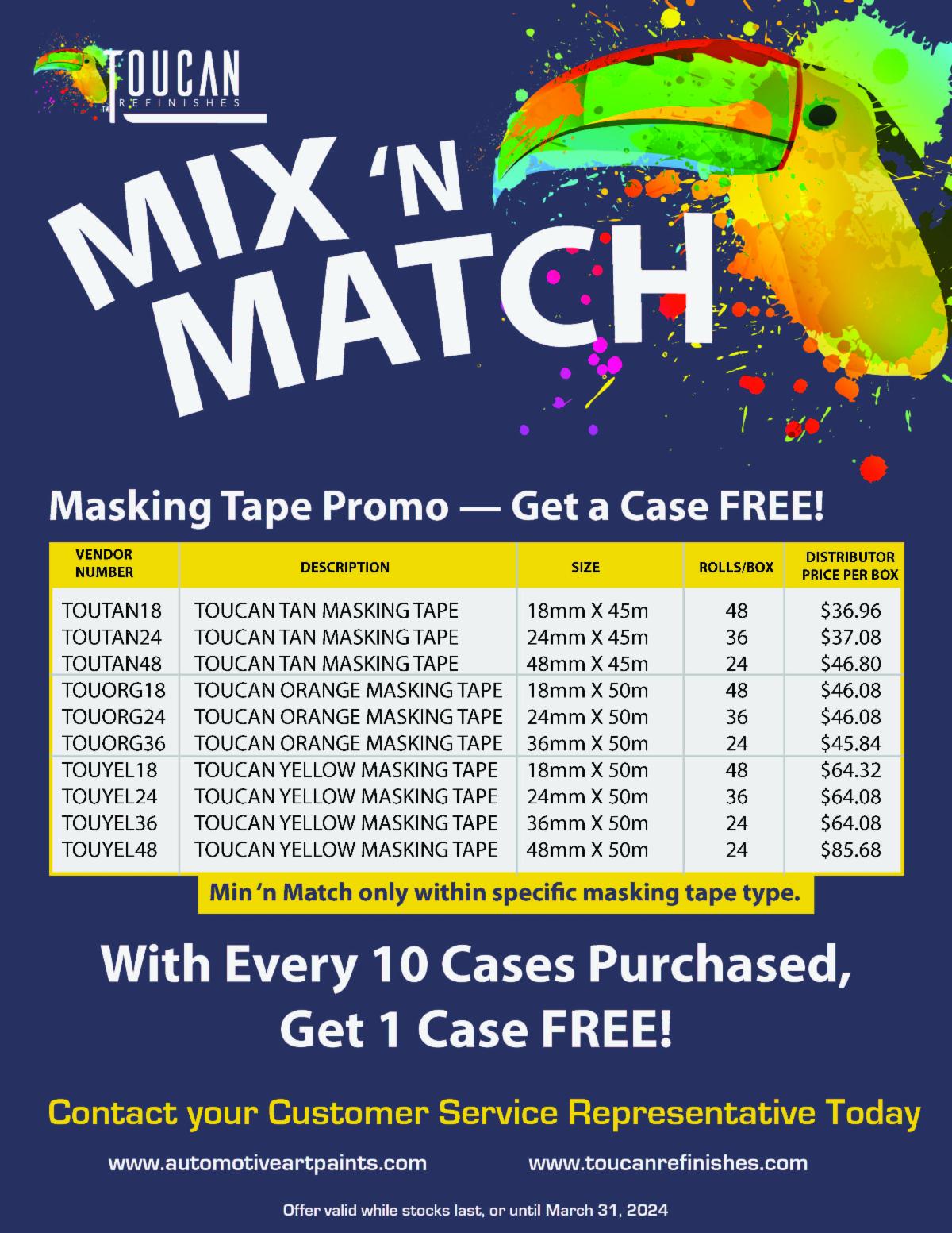 Toucan Tape Mix & Match Special