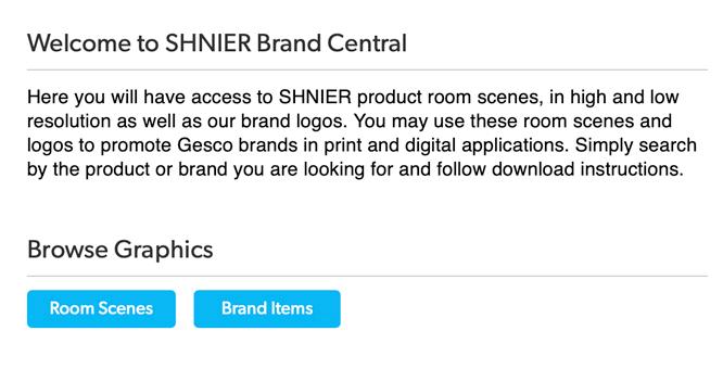 ** Introducing Shnier Brand Central Image Library**