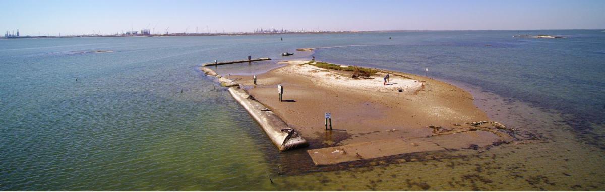 Nueces Bay Rookery Island Restoration Breaks Ground!