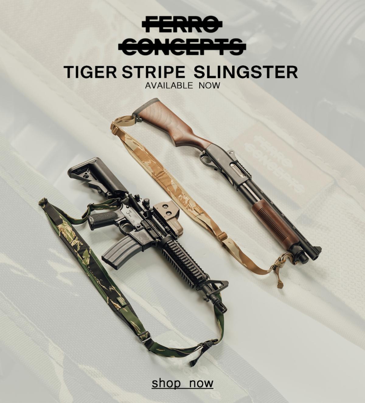 IN-STOCK: FERRO CONCEPTS TIGER STRIPE SLINGSTERS