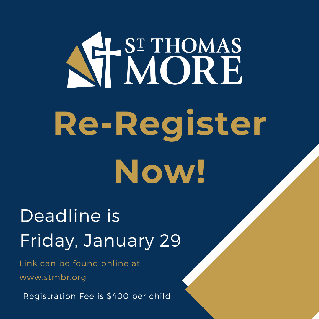 Re-Register By Friday!