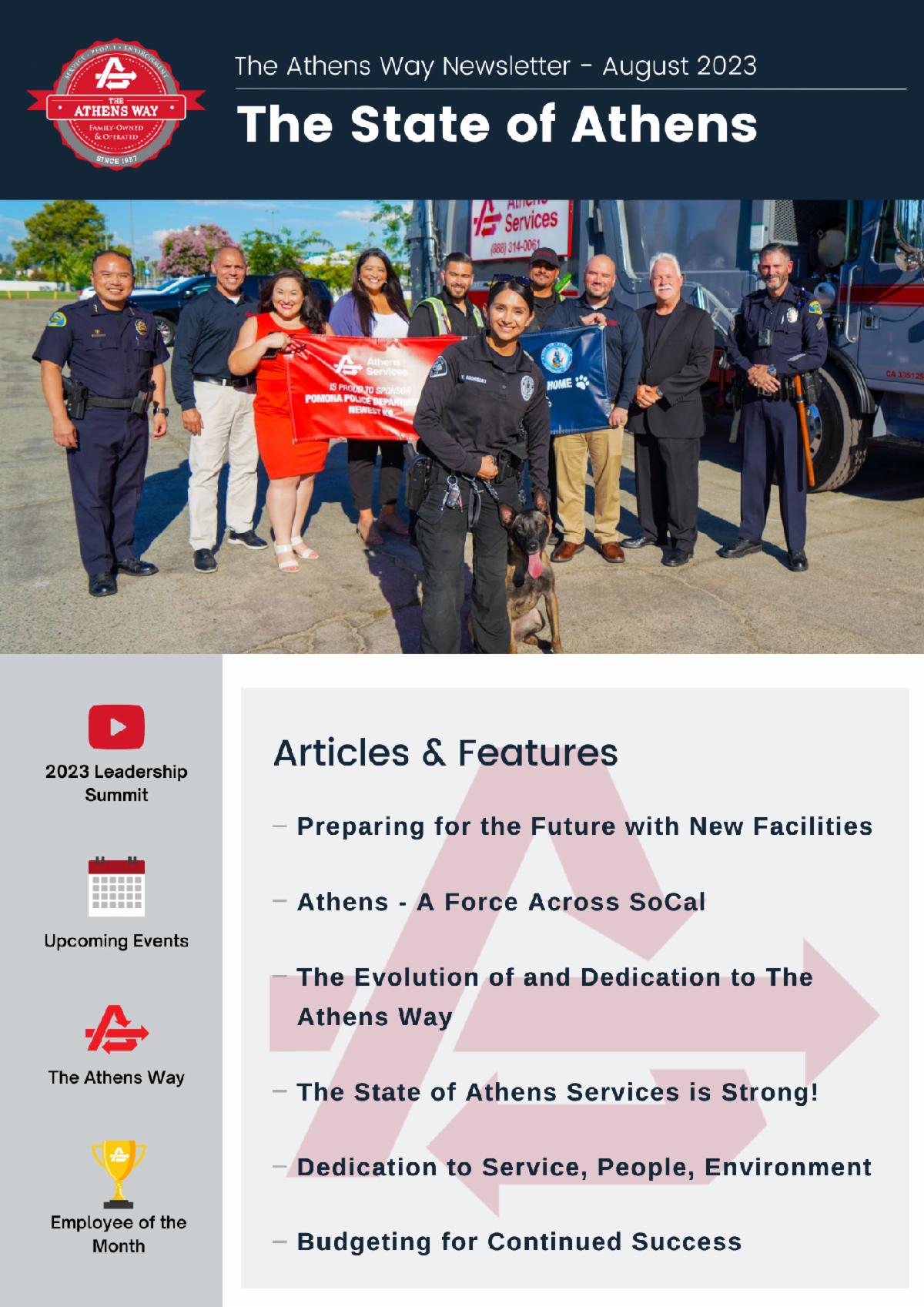 The Athens Way Newsletter - August 2023