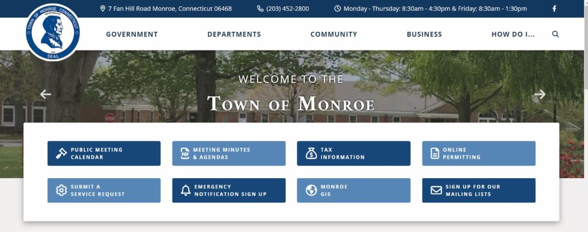 Town of Monroe Updates