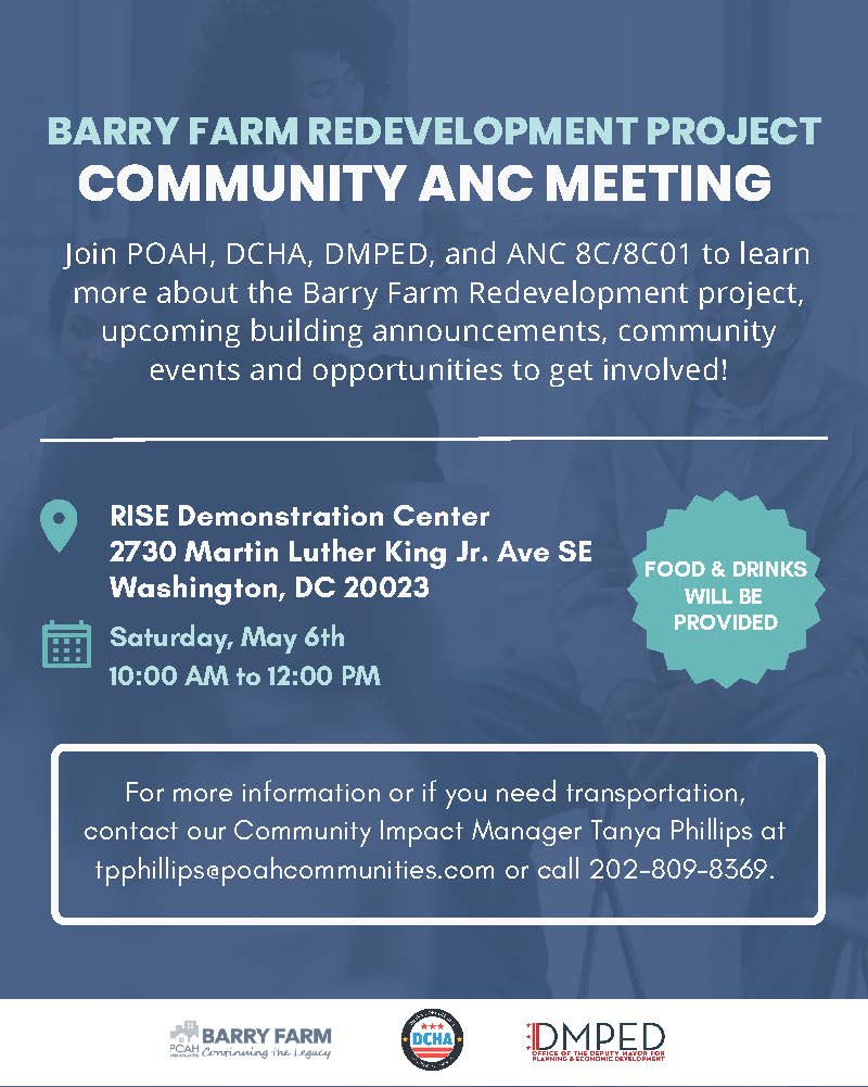 Barry Farm Community ANC meeting