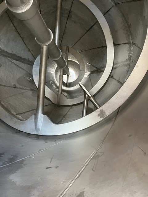 11000 Liters Ekato Vacuum Solids Dryer