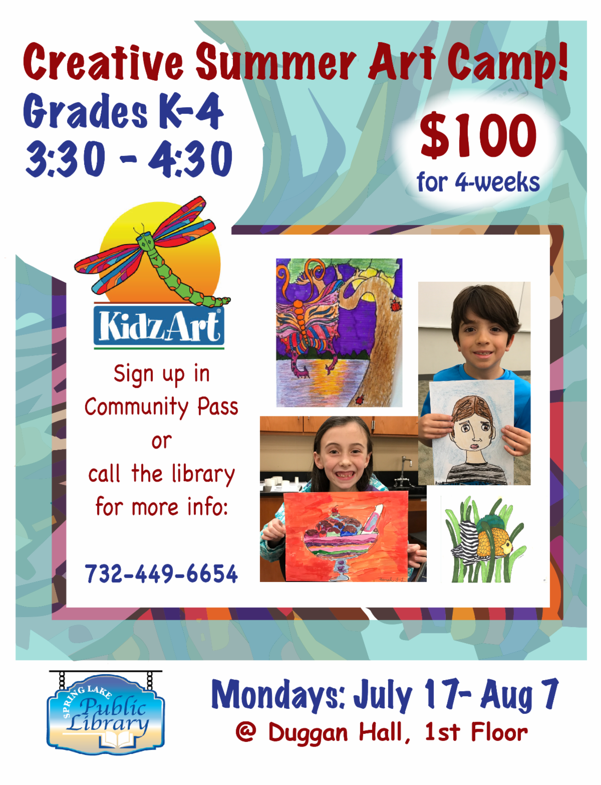 Upcoming for Summer from Spring Lake Library